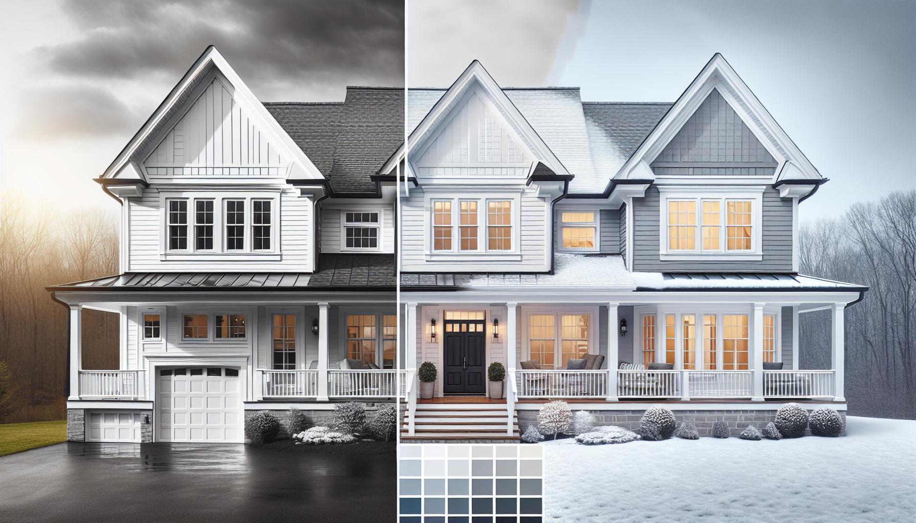 Dover White: Transform Home Exteriors with Sherwin Williams & The Fade ...