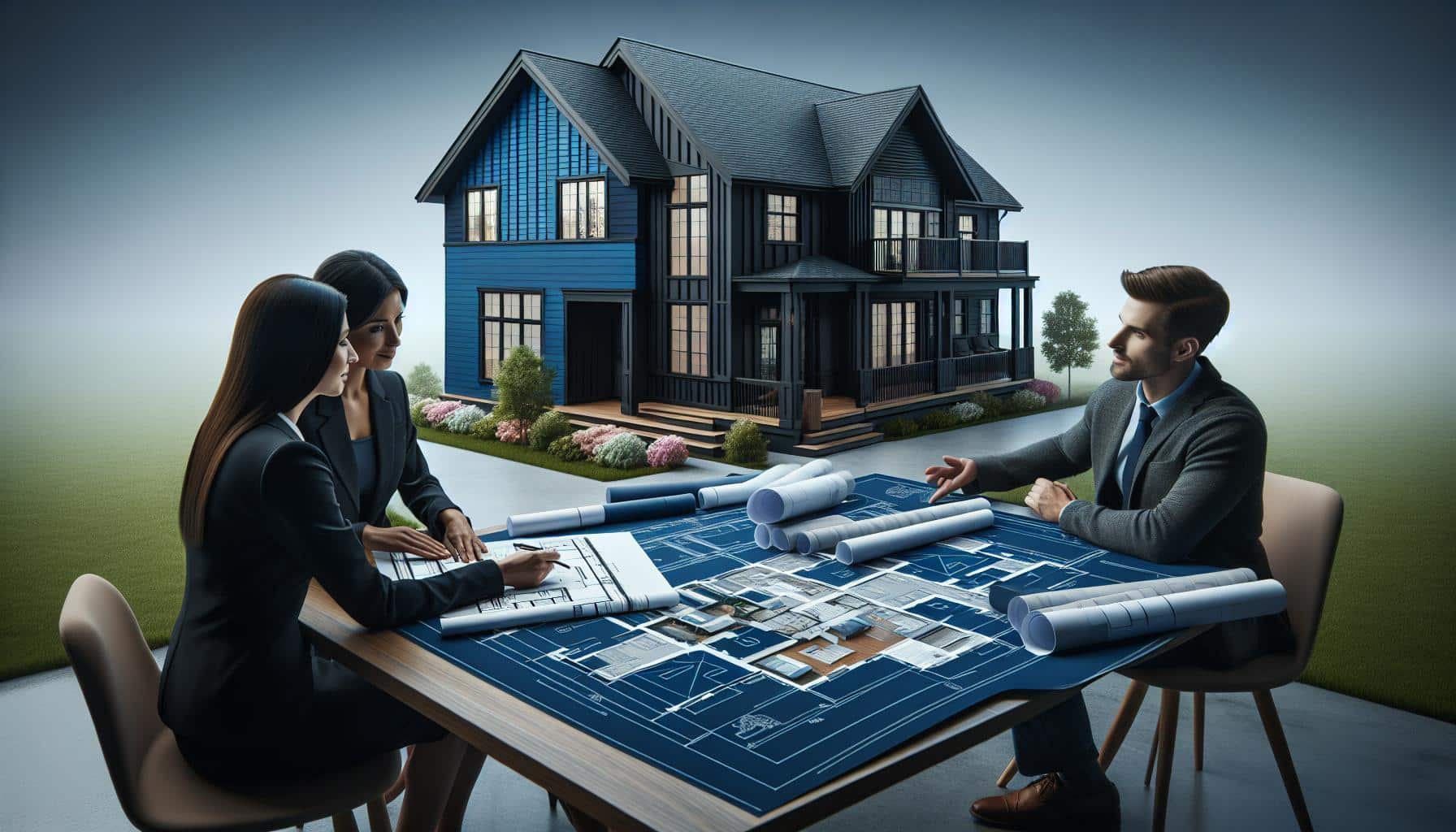 Transform Your Home: Why Dark Blue Houses Shine with The Fade Group ...