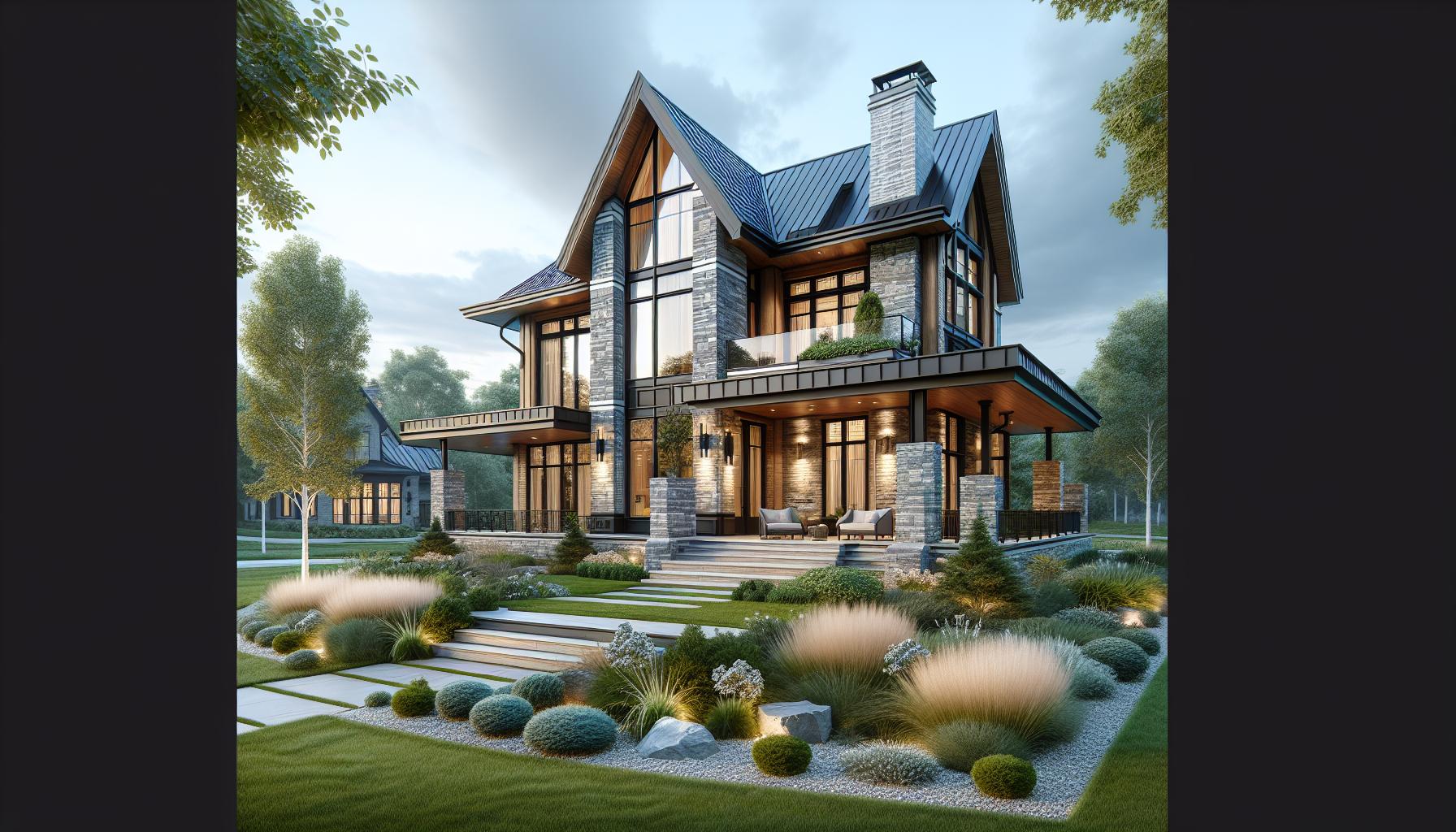 Unlock Your Dream Home: Mastering the Transitional Home Exterior with ...