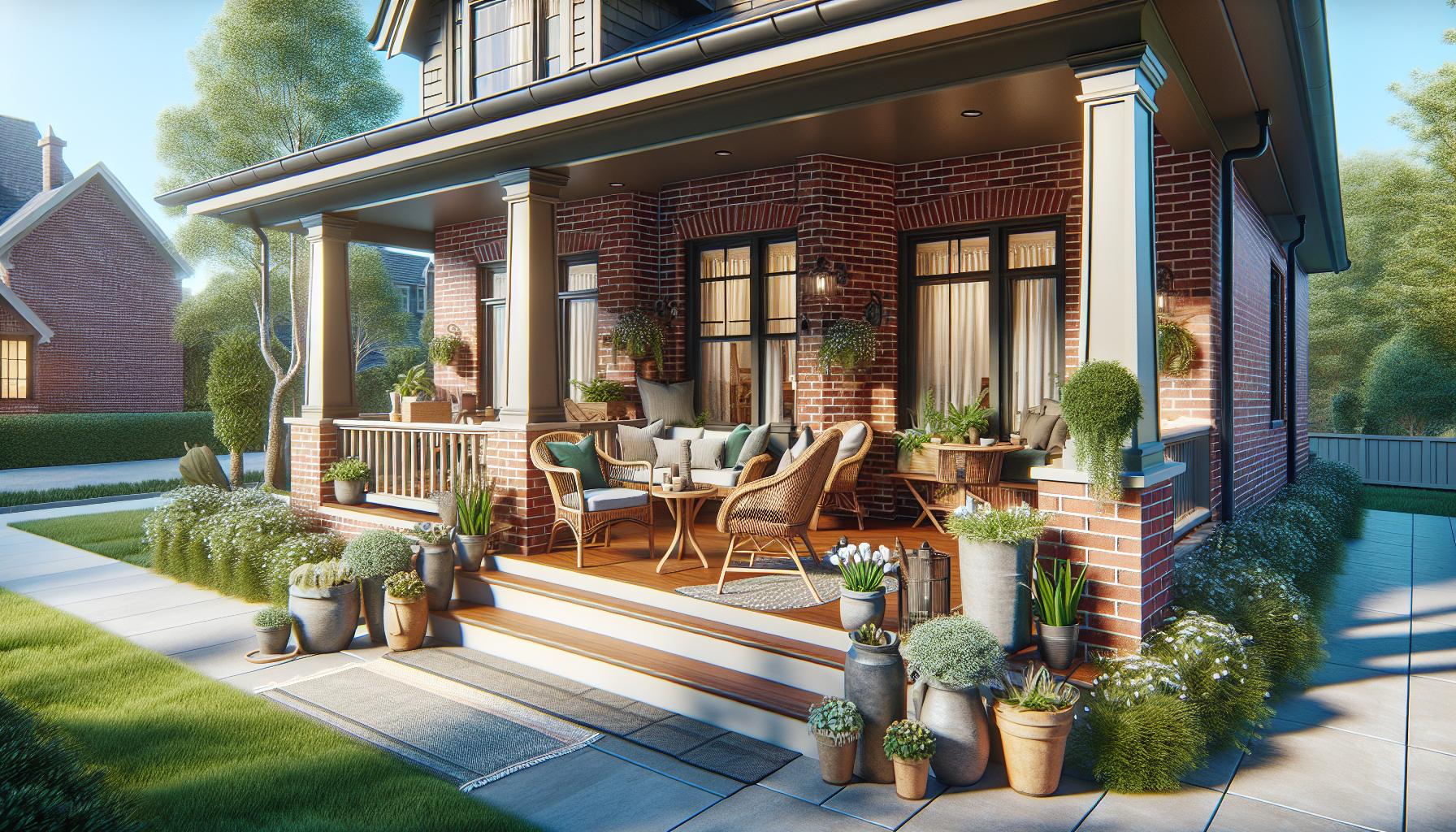 Enhance Your Home: The Ultimate Guide to a Brick Wrap Around Porch ...