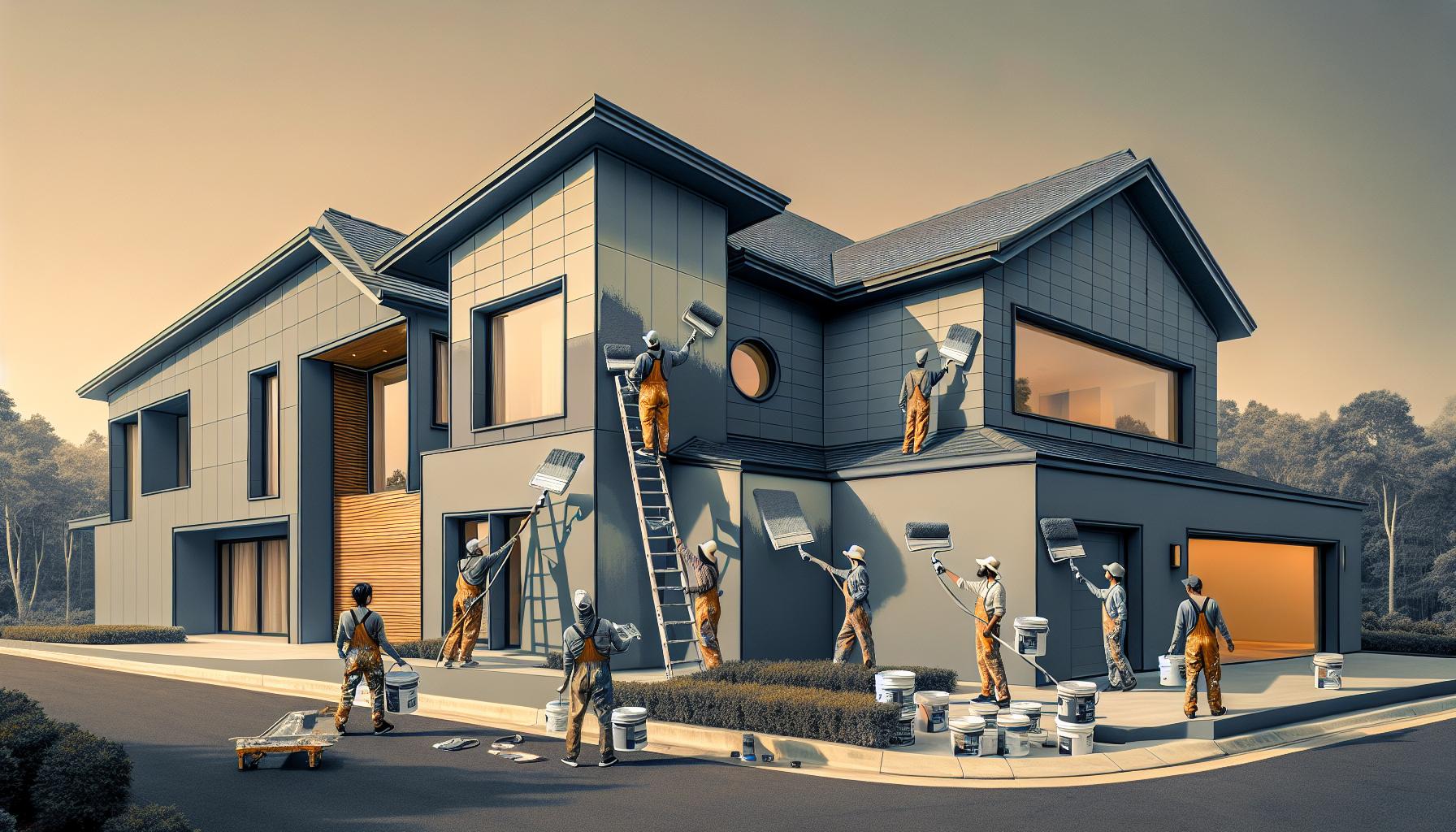 Unlock Your Home's Potential with The Fade Group's Gray Exterior Paint ...