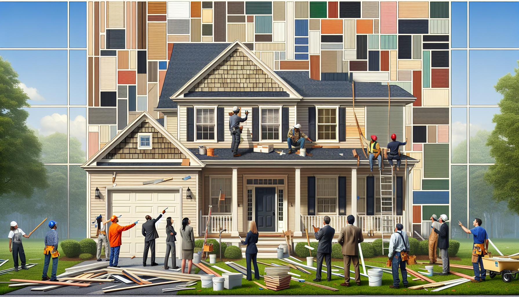 Revamp Colonial Homes: Mastering Vertical Siding with The Fade Group ...